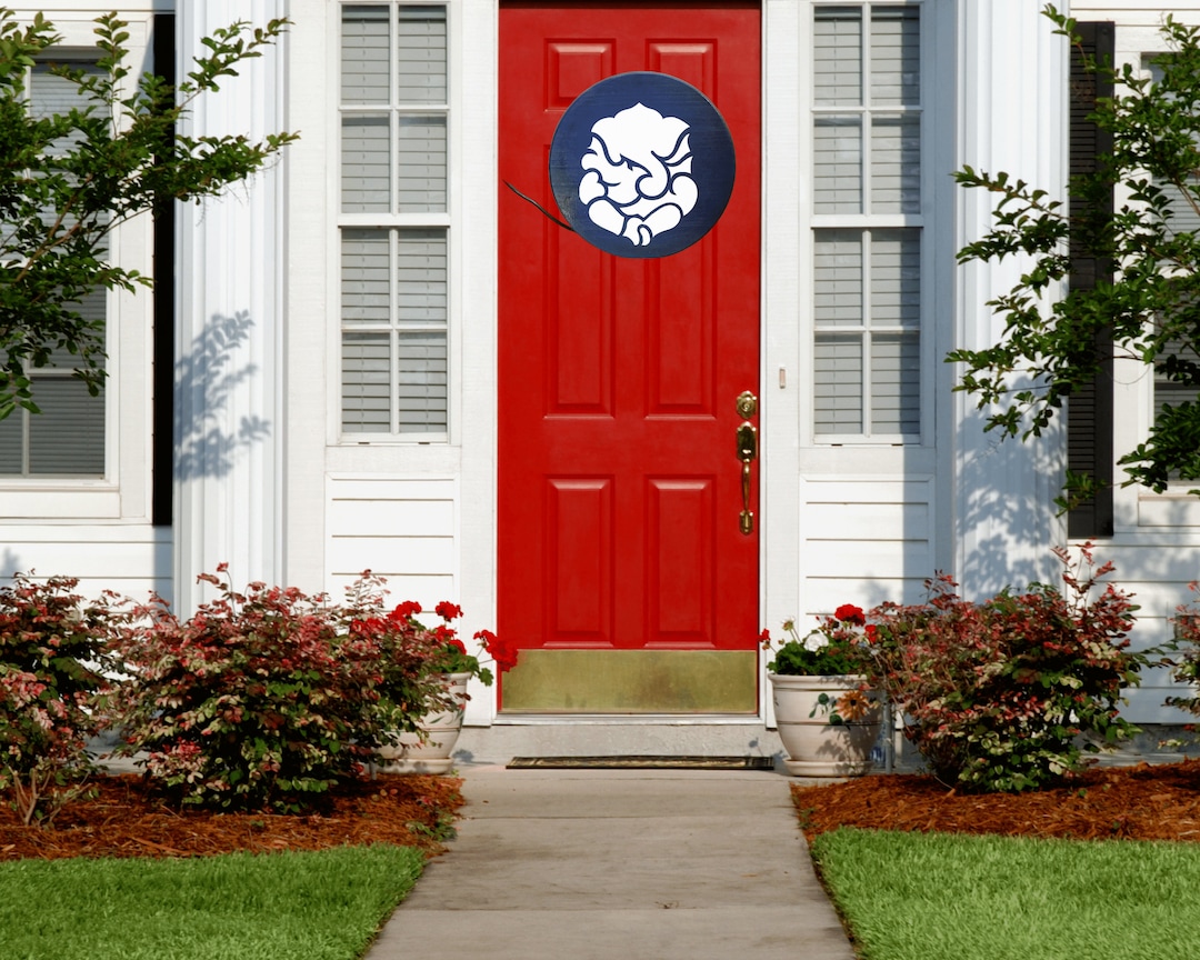 Ganesha for Front Door,personalized Hindu Sign,hinduism,ganpati Sign ...