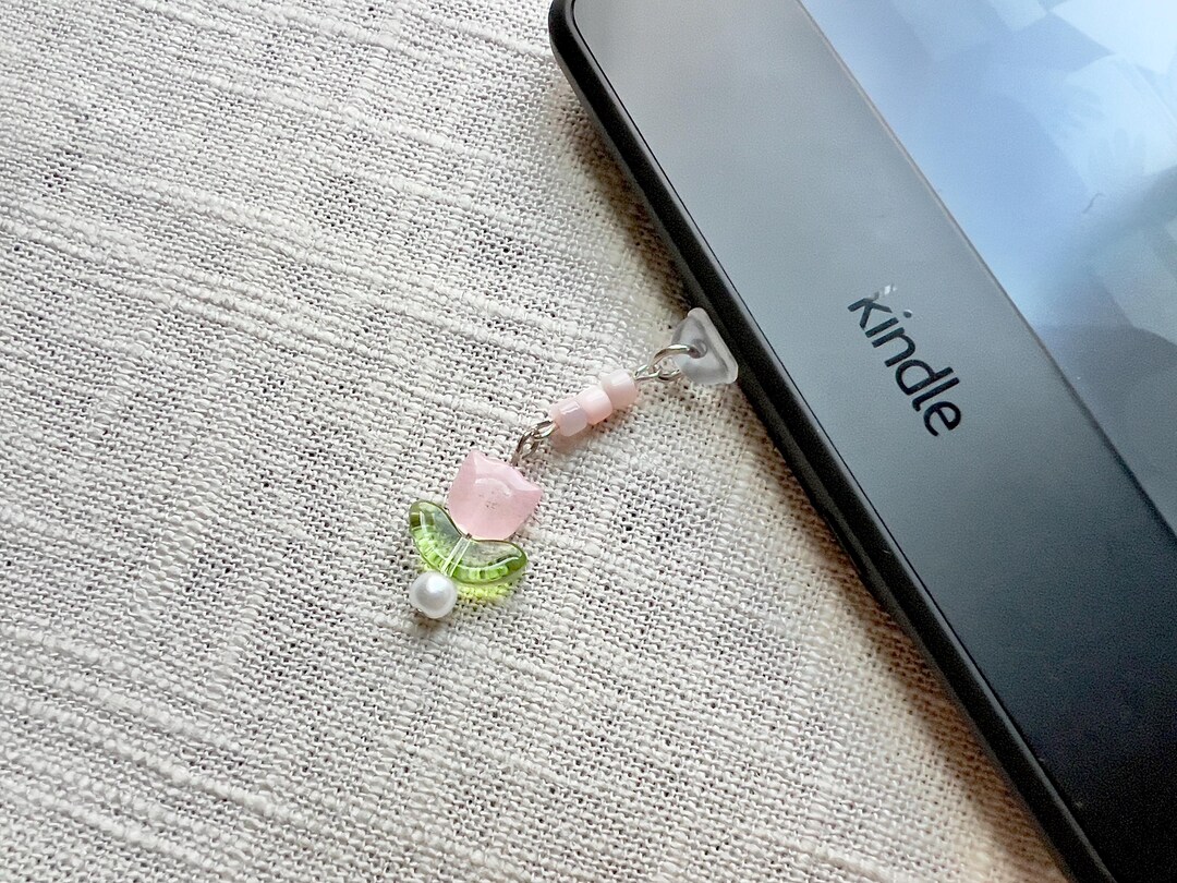 Spring Tulip Charm Dust Plug for Kindle, Tablet, Phone, E-reader ...