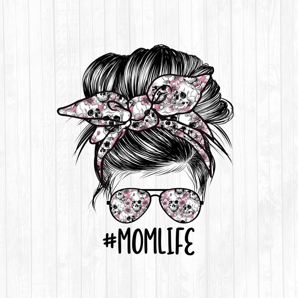 Mom Life Messy Bun - Etsy