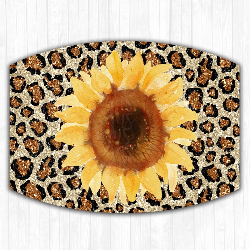 Sunflower Face Mask - Etsy