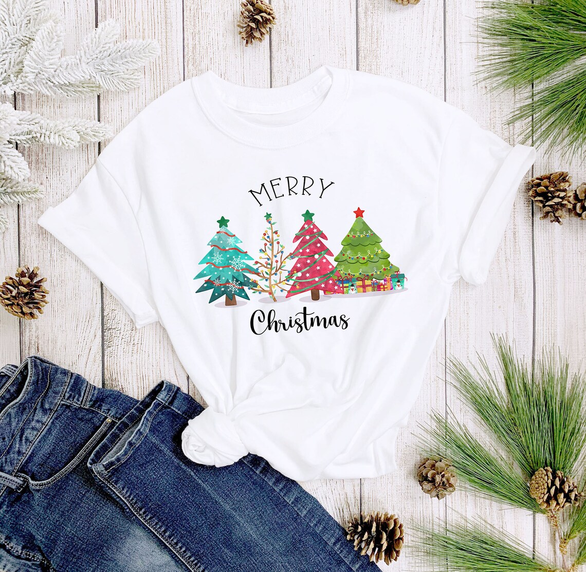 Merry Christmas Sublimation Design PNG File T Shirt Design - Etsy