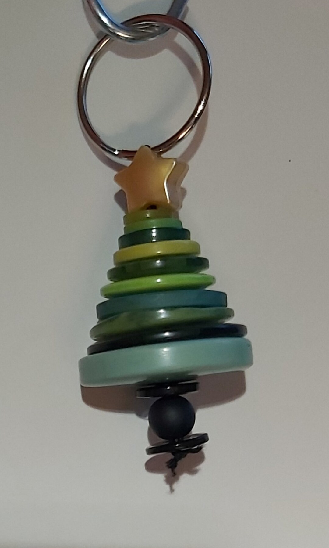 Button Christmas Tree Decoration - Etsy