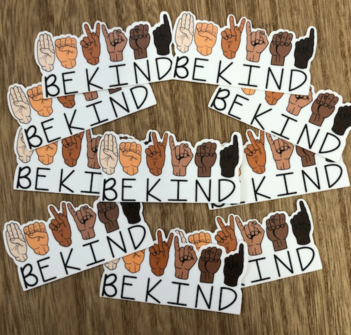 Be Kind Sign Language Sticker | Etsy