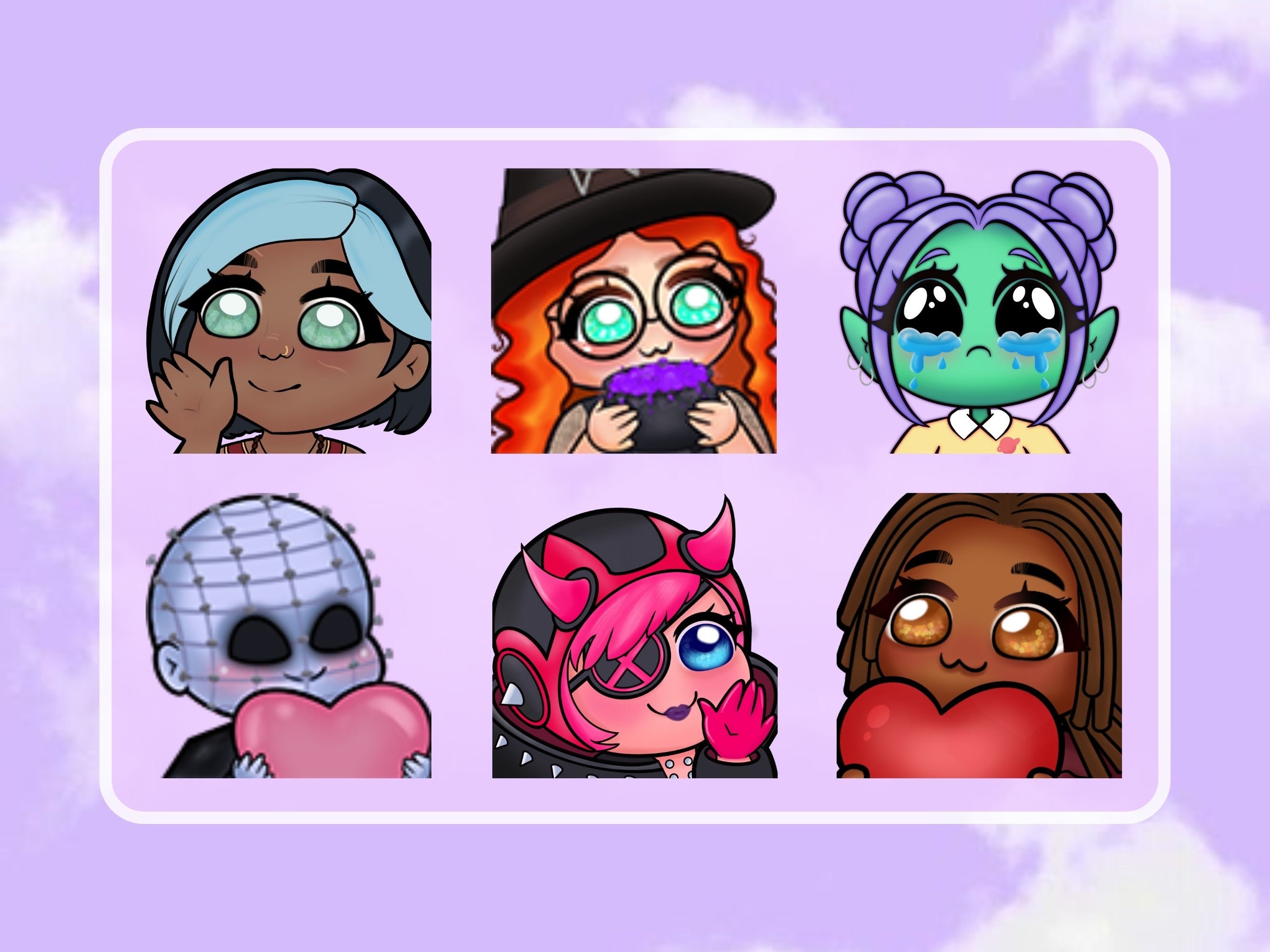 Custom Twitch Emotes, Emotes, Cute Emotes, Emotes for Streamers, Art ...