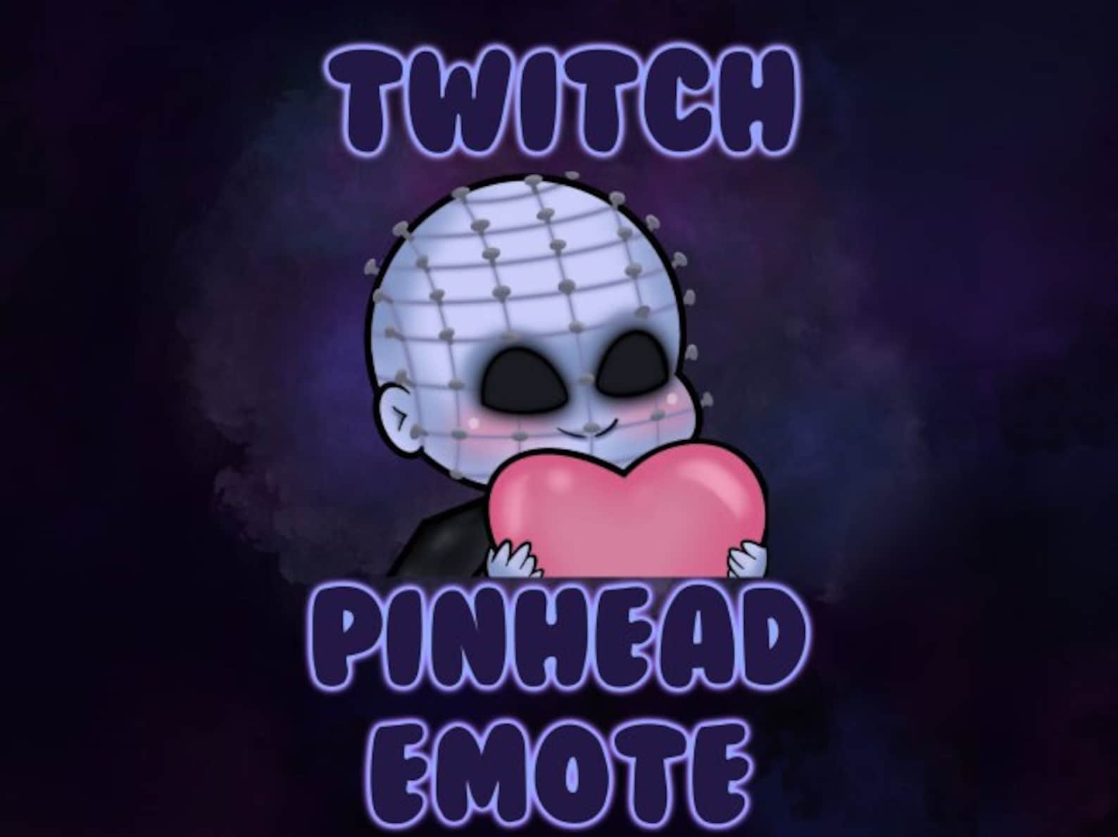 Pinhead Emote for Twitch, Pinhead Love Twitch Emote, DBD Emote ...