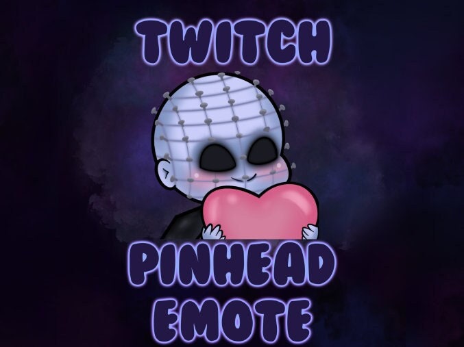 Pinhead Emote for Twitch, Pinhead Love Twitch Emote, DBD Emote ...