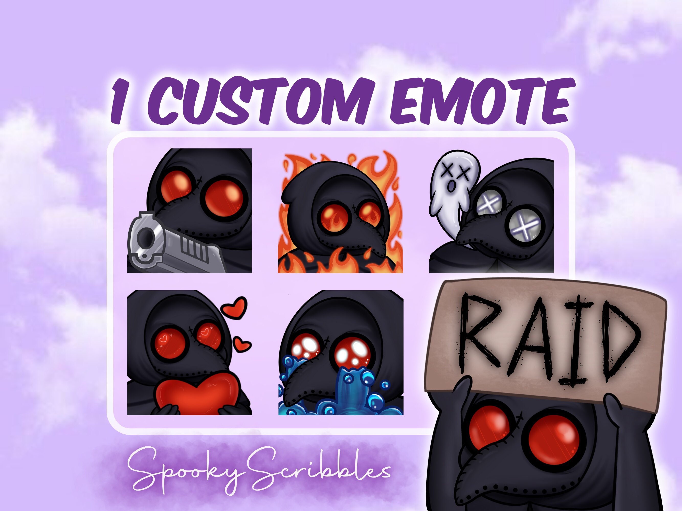 Custom Twitch Emotes, Emotes, Cute Emotes, Emotes for Streamers, Art ...