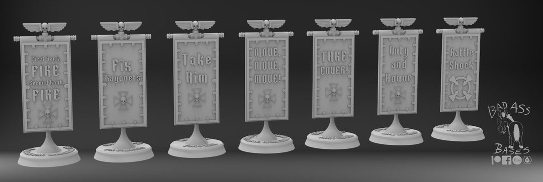 Militarium Battle Shock Markers - Etsy