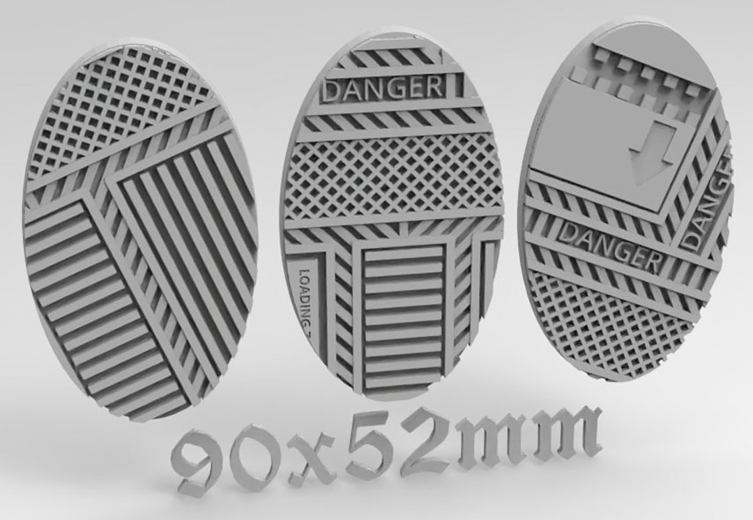 90x52mm Industrial "danger" Base's - Etsy