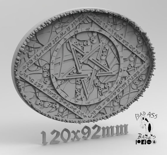 120x92mm Pentagram of Summoning - Etsy