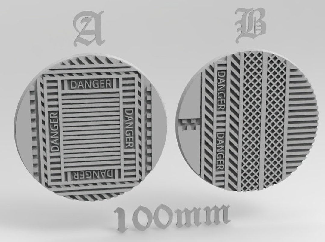 100mm Industrial "danger" Base's - Etsy