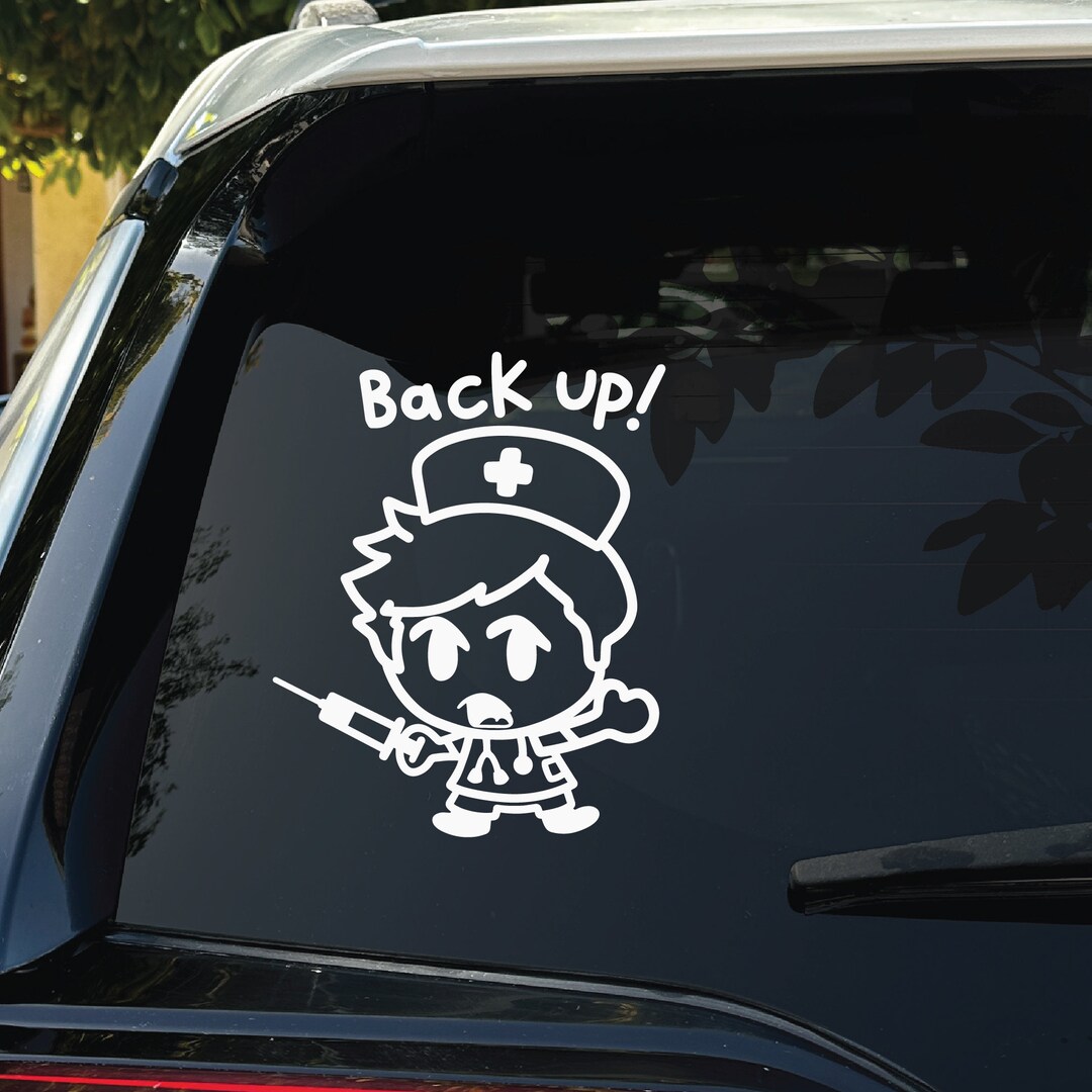 Nurse Sticker for Car, Male Nurse Sticker, RN, Murse, Paramedic EMT ...