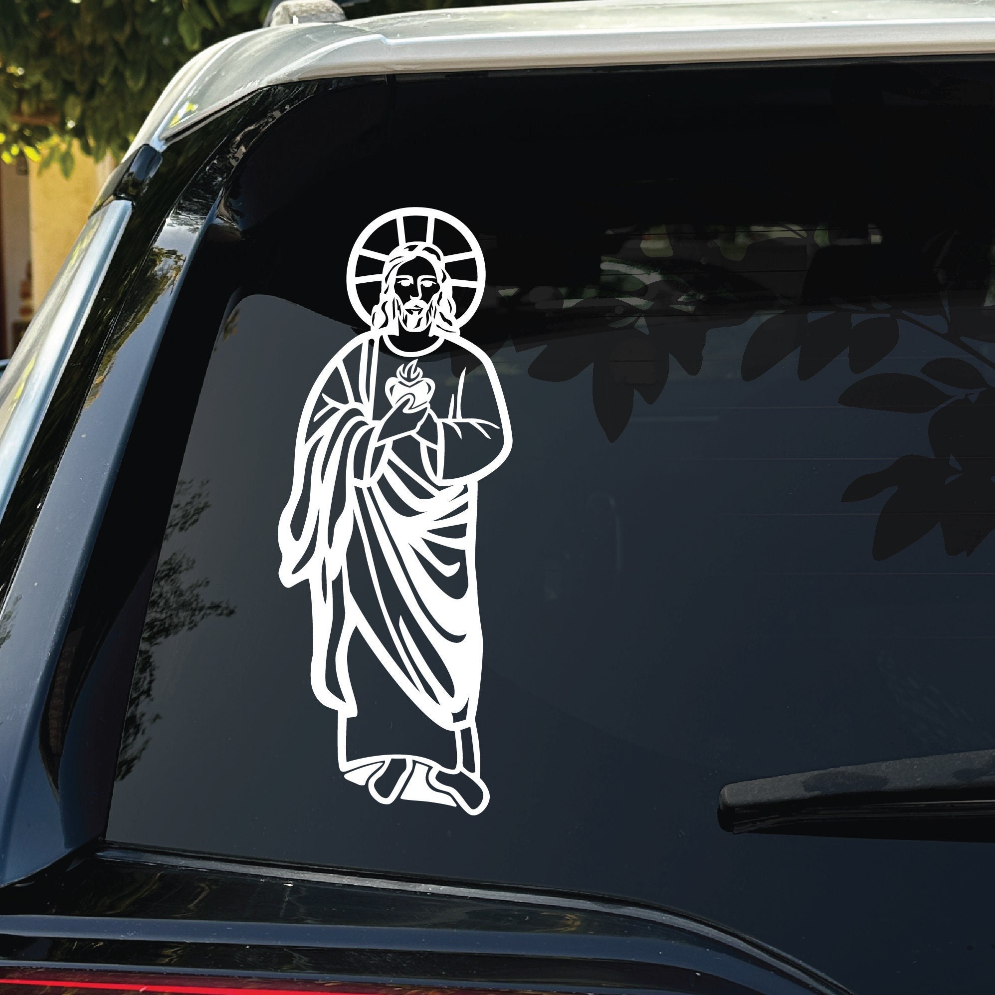 Jesus Decal, Christian Decal, Jesus Christ Car Sticker, Forgiven Car ...