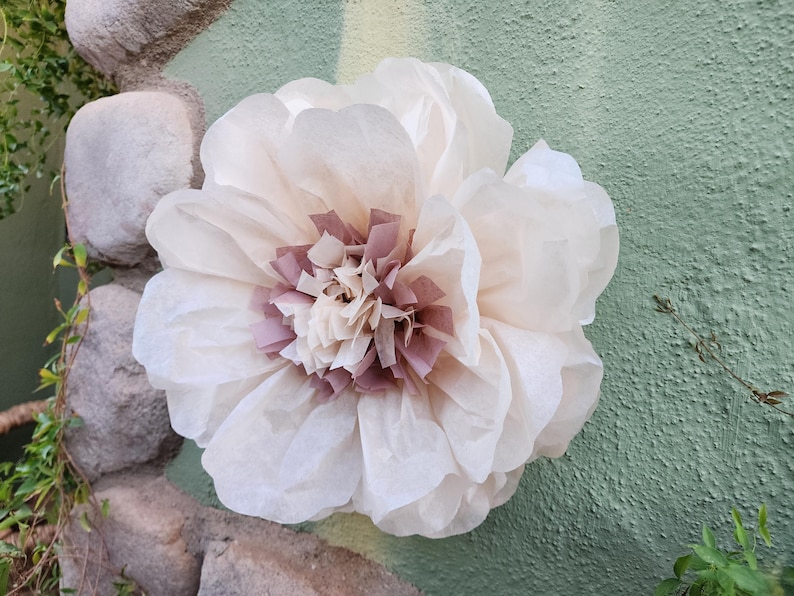 Large Paper Flowers for Wall, Wedding, Baby Shower, Birthday Party ...
