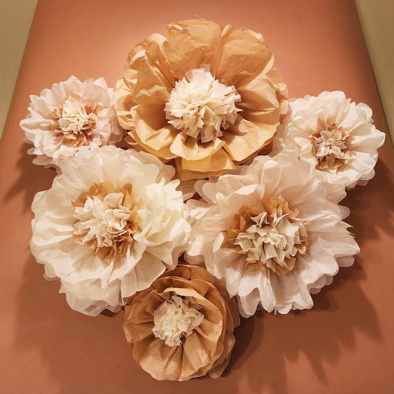 Large Paper Flowers - Etsy
