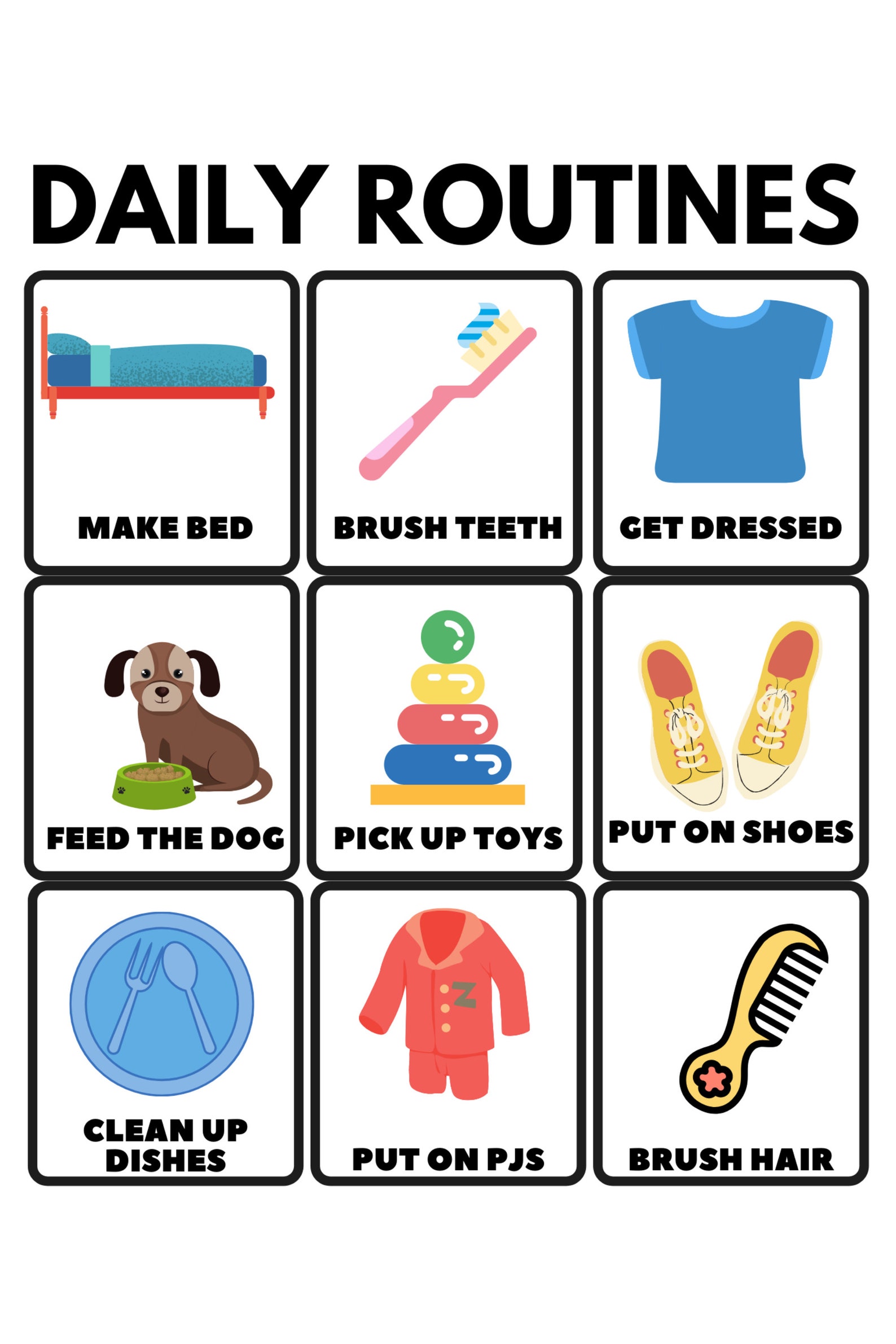 editable-daily-routine-chart-for-kids-etsy