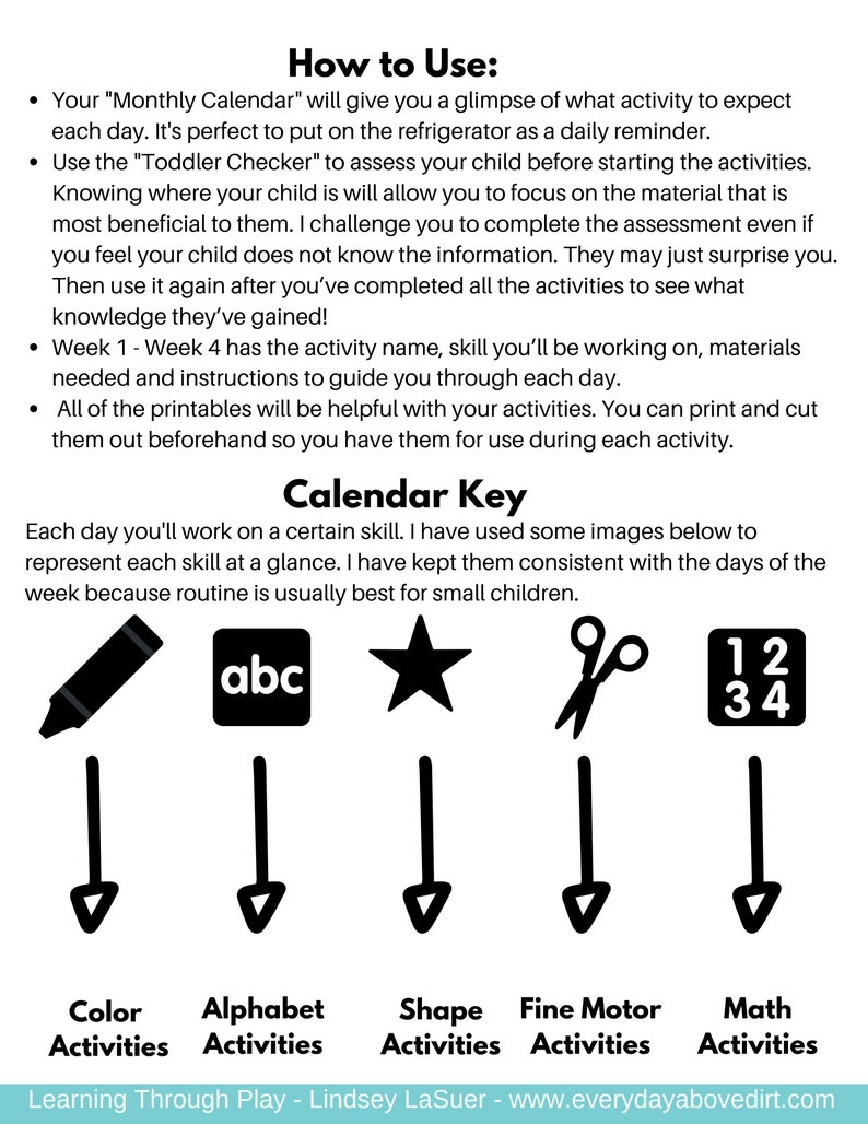 Printable Activity Book for Toddlers Toddler Learning | Etsy