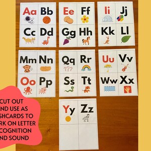 Alphabet Beginning Sounds Busy Book Printable - Etsy