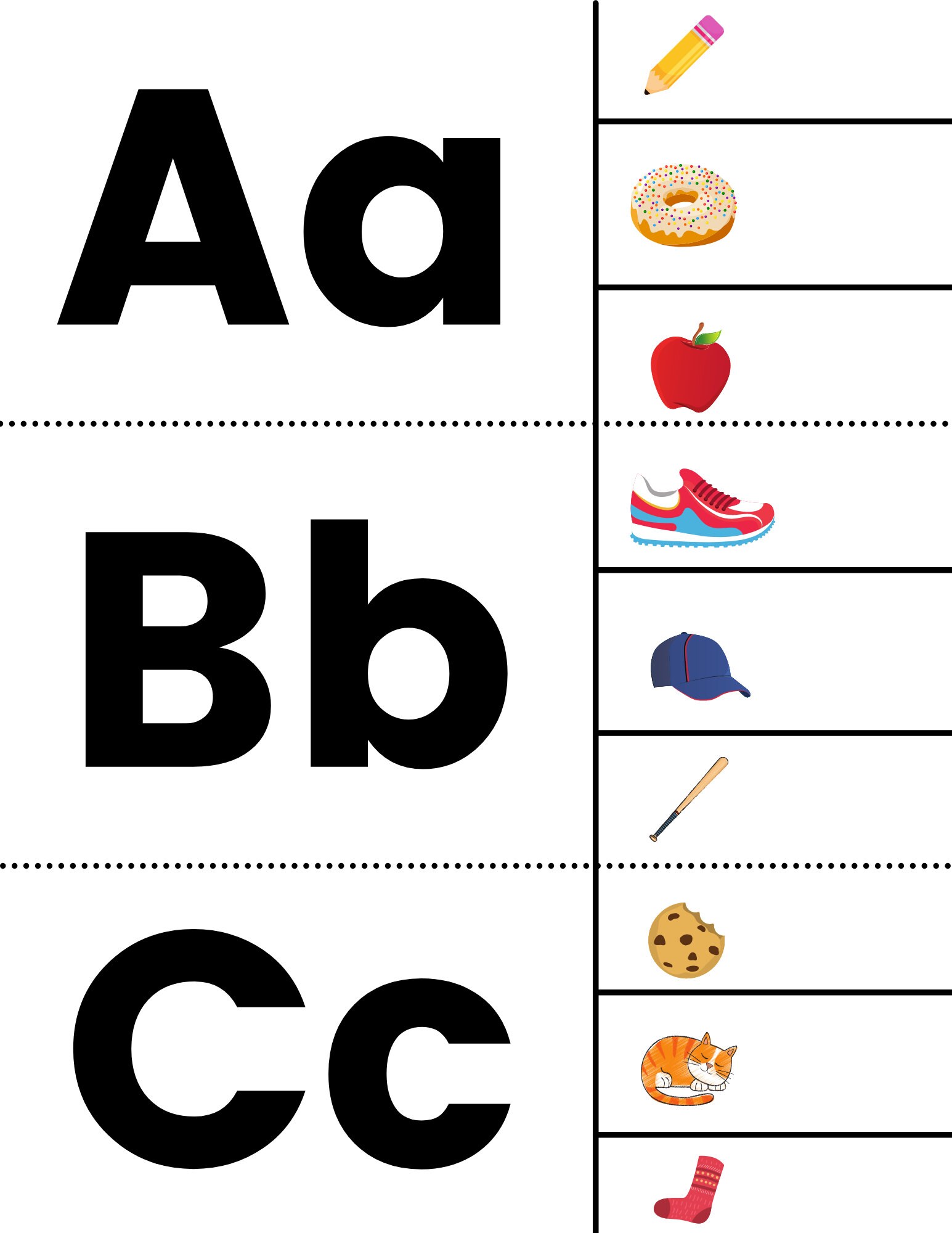 Beginning Sounds Printable, Instant Download Alphabet Game, Preschool ...
