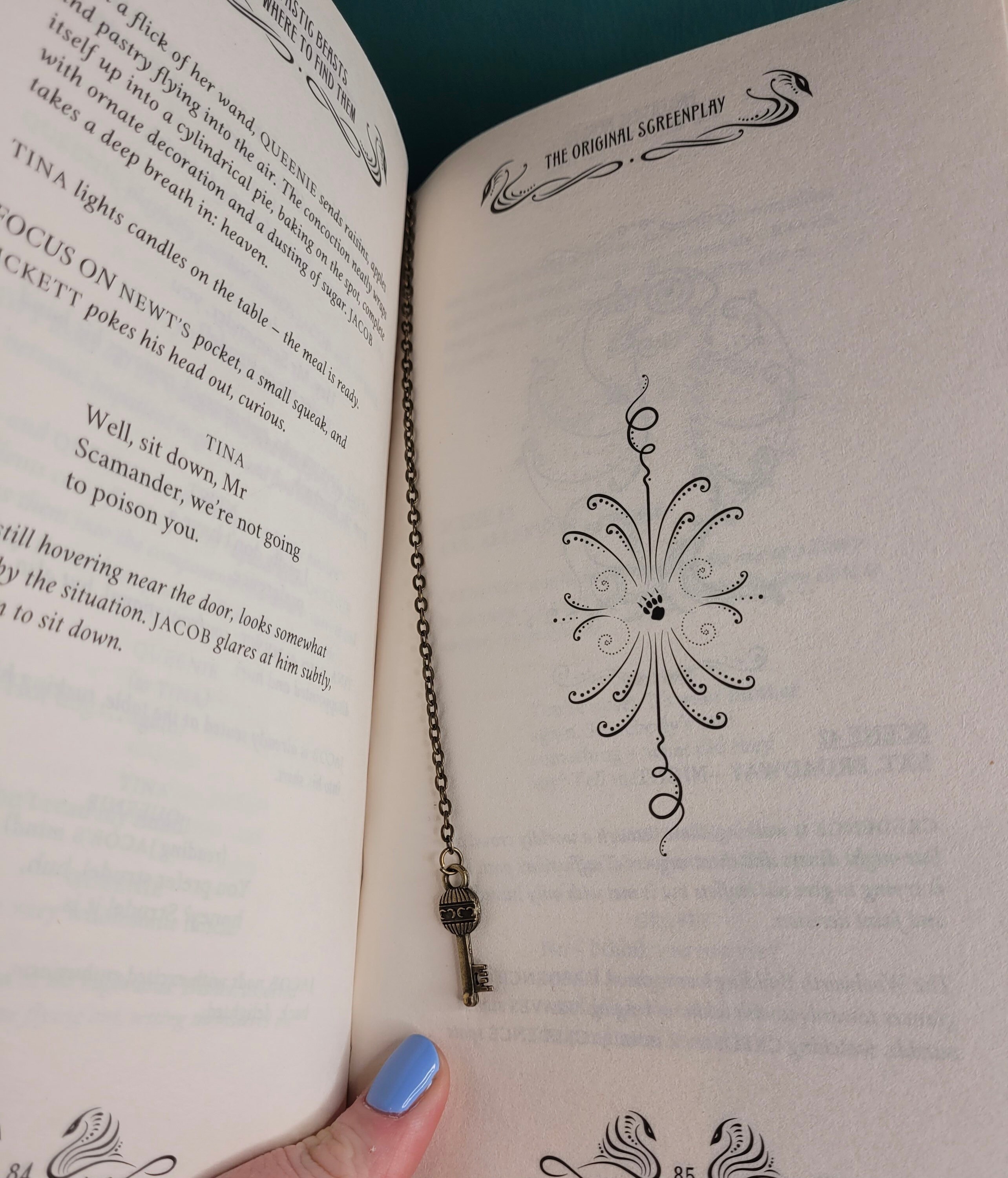 Bookmark. Beautiful key on chain bookmark. Unusual bookmark. | Etsy