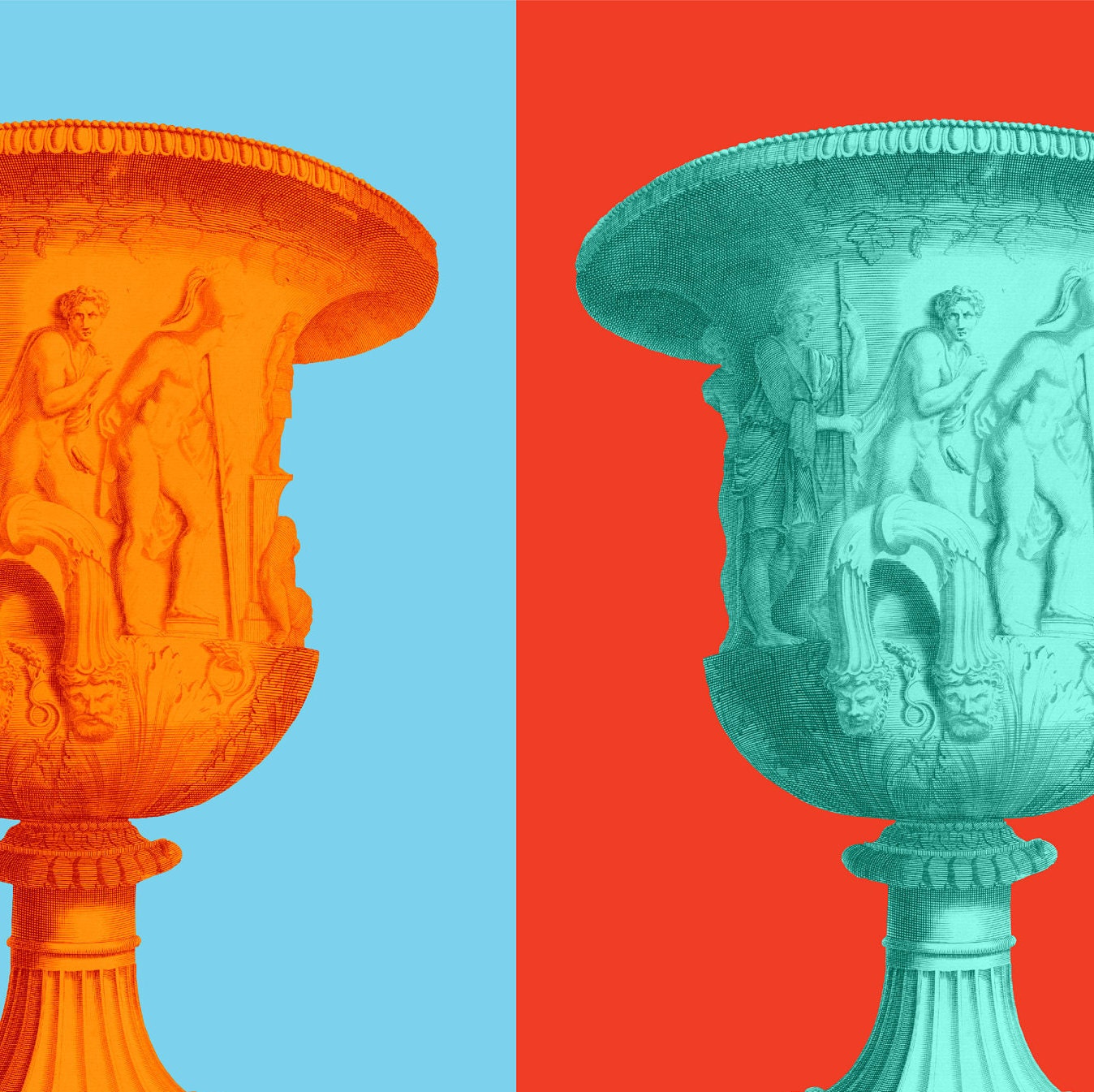 Pop Antiquity 2 Art History Classical Greece Rome Pop Art Poster - Etsy