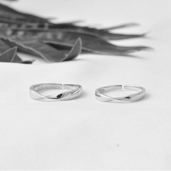 Couple Infinity Ring - Etsy