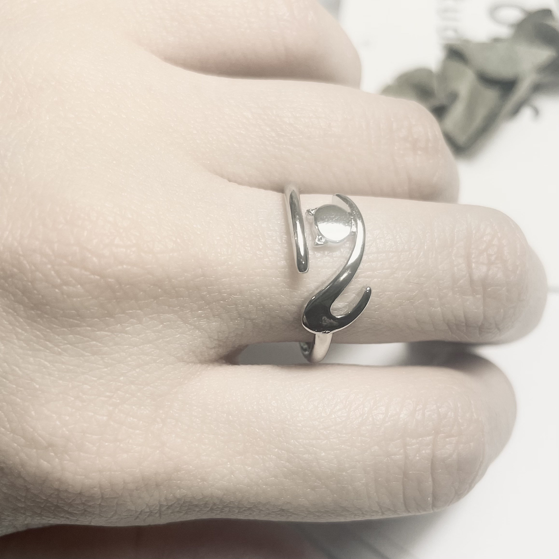 Stretching Cat Ring Cute Cat Ring 925 Sterling Silver | Etsy
