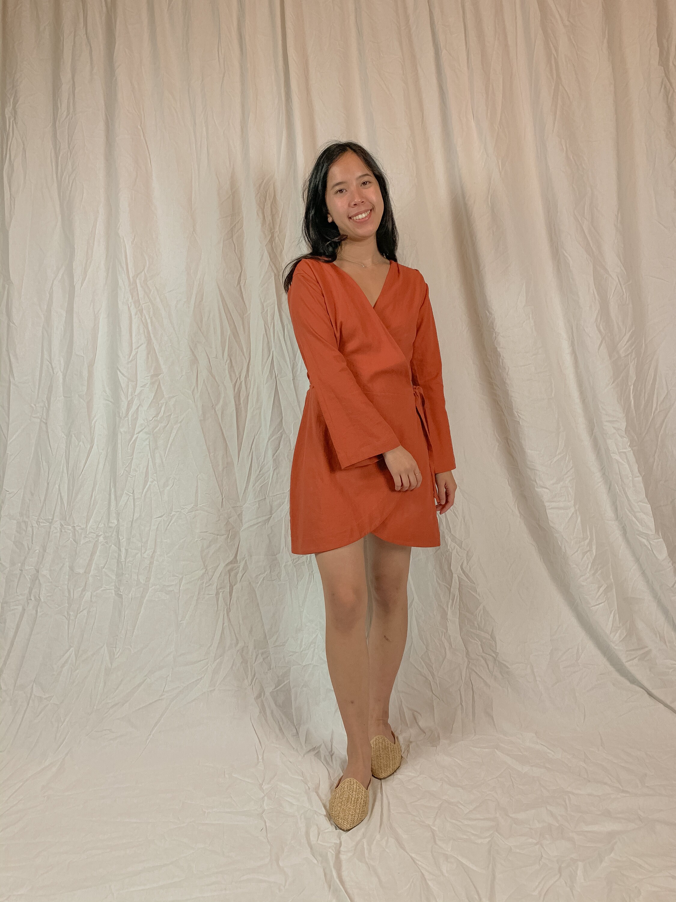 Elyse Wrap Dress // Digital PDF Sewing Pattern // US Sizes XS-2XL ...