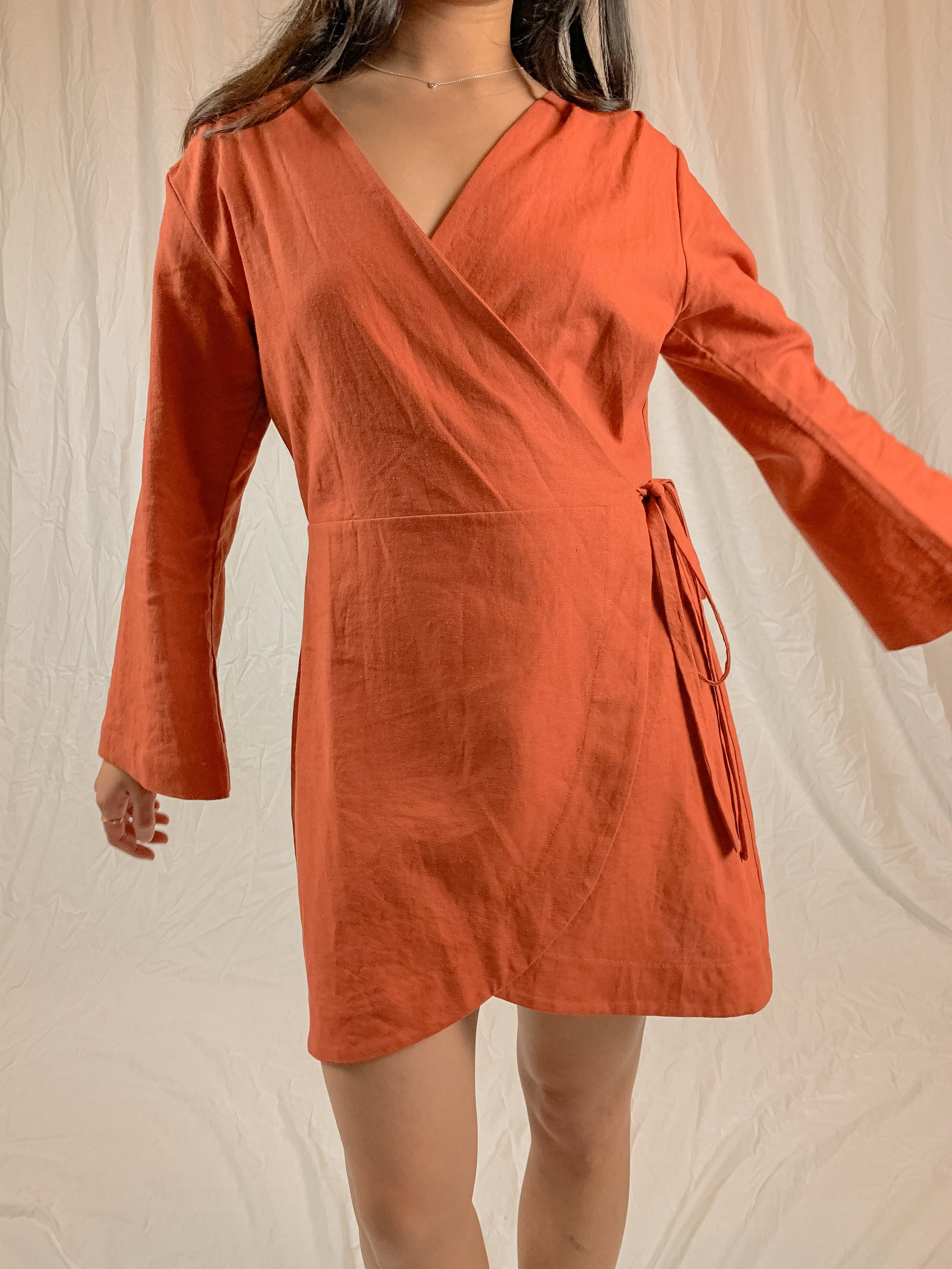 Elyse Wrap Dress // Digital PDF Sewing Pattern // US Sizes XS-2XL ...