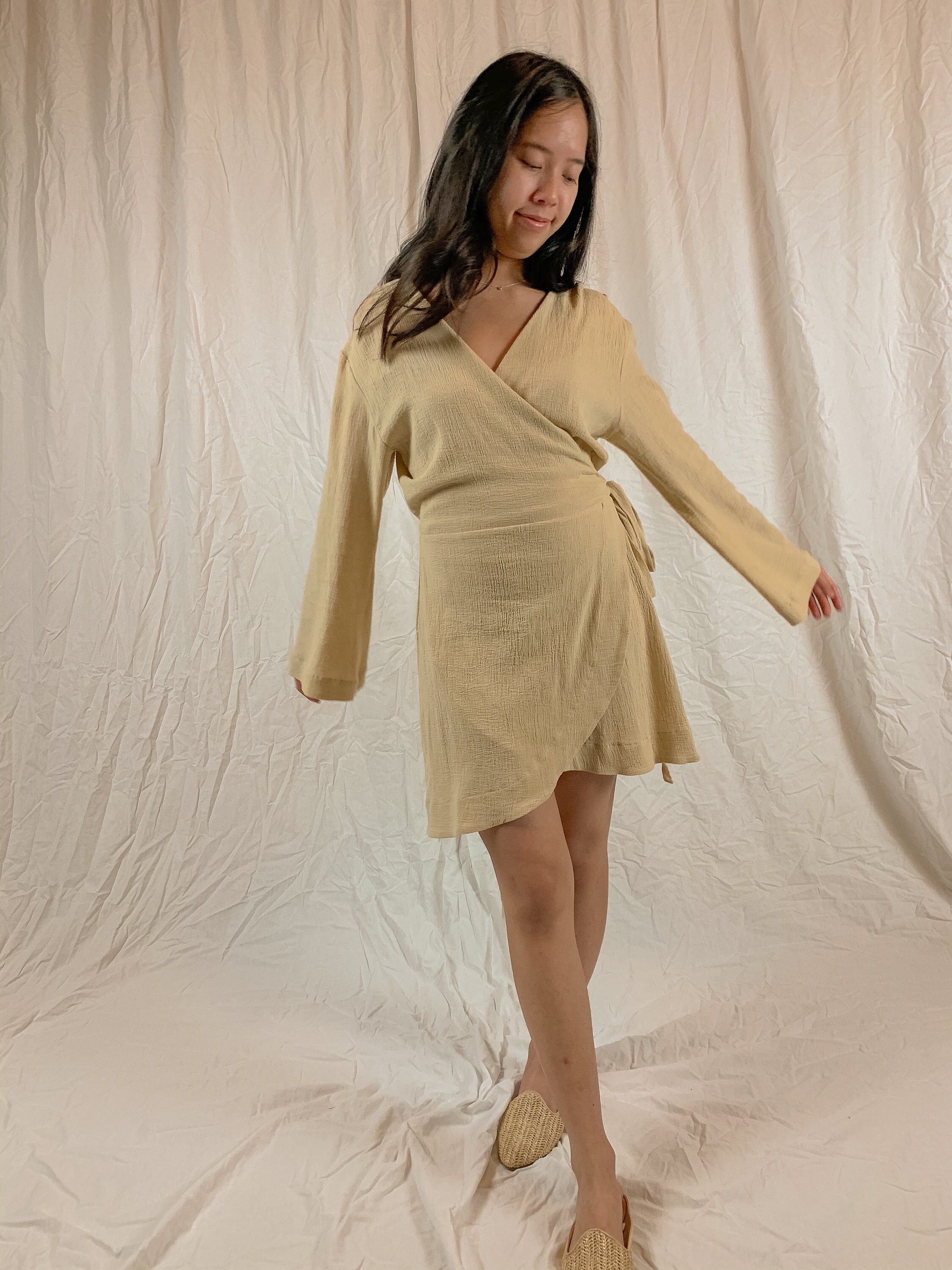 Elyse Wrap Dress // Digital PDF Sewing Pattern // US Sizes XS-2XL ...