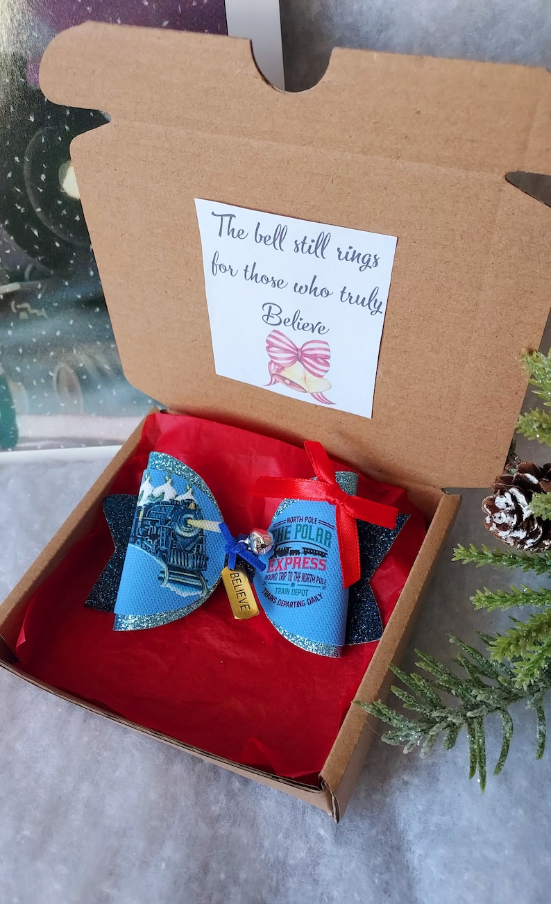 The Polar Express Hairbow - Etsy UK