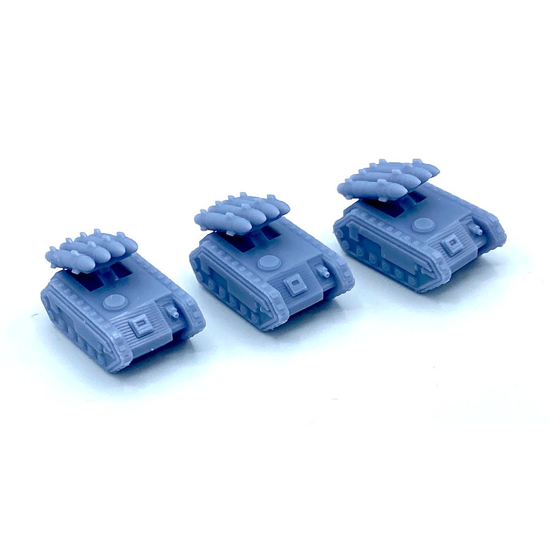 6-8mm Multi Missile Barrage Tank Manticore Tanks X 3 - Etsy