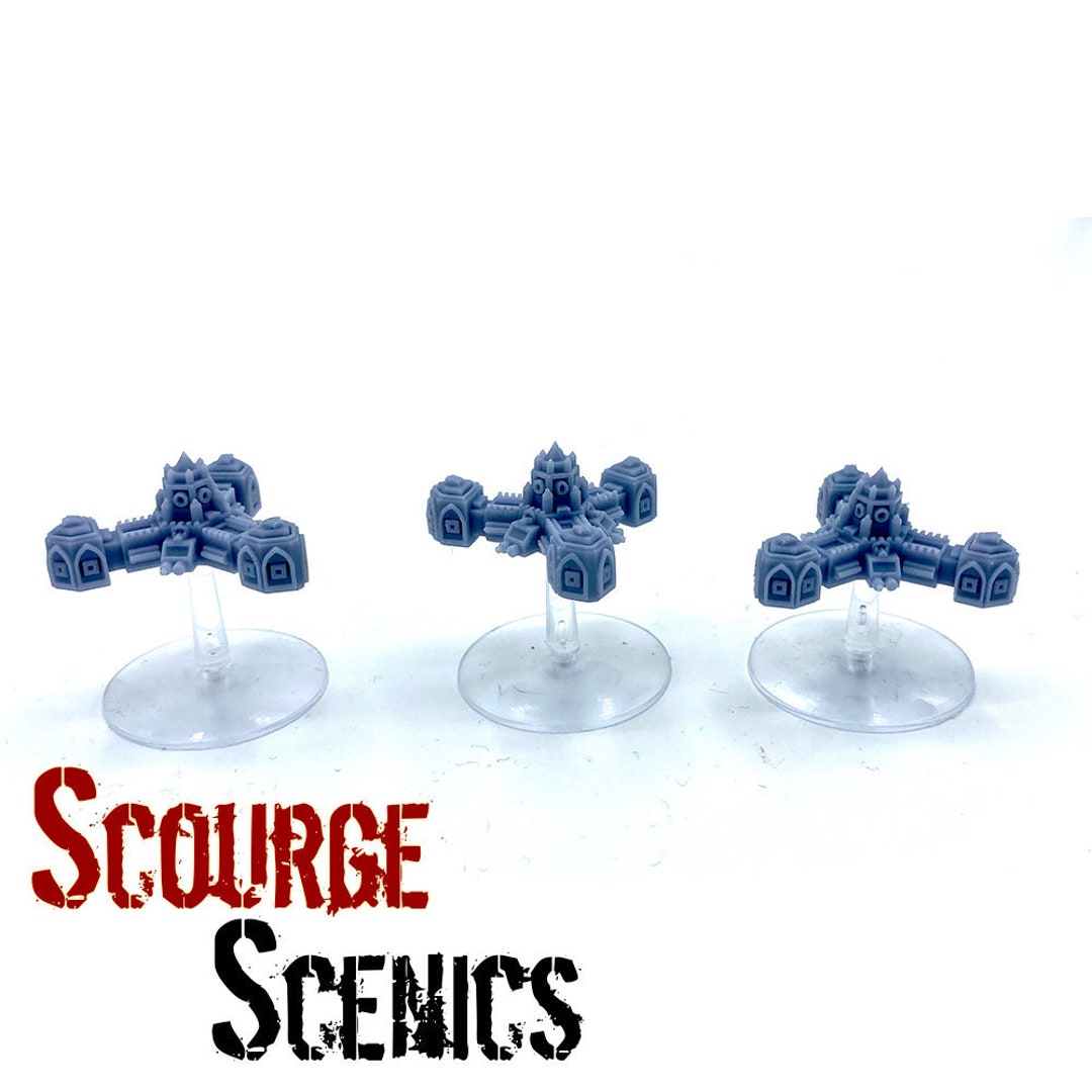 Imperial Orbital Defence Station With Weapons Batteries - Etsy