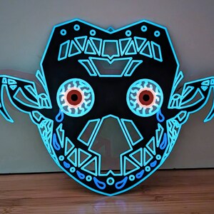 All Night Mask, the Legend of Zelda: Majora's Mask, 3D Printed and Glow ...