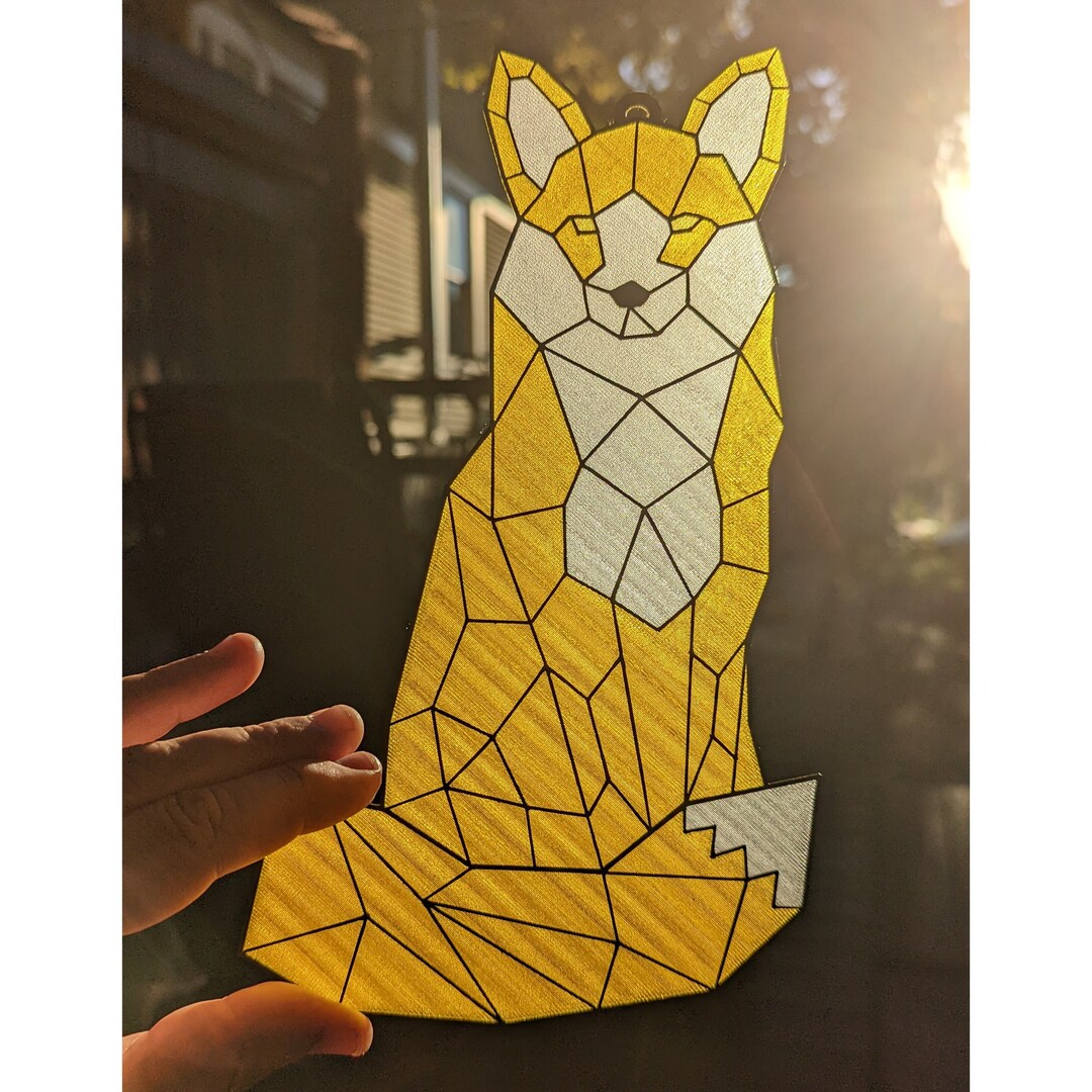 3D Printed Fox - Etsy
