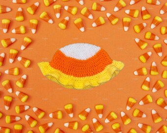 Candy Corn Bucket Hat - Etsy