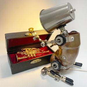 Cornet Player Lamp|music Room Decor|unique Musical Instrument Gifts - Etsy