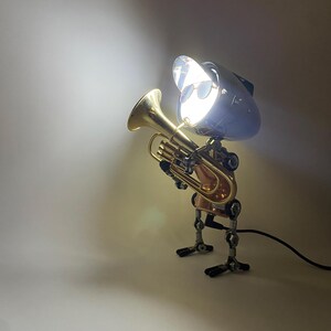 Baritone Player Under the Light / Euphonium Player Table Lamp / Tuba ...