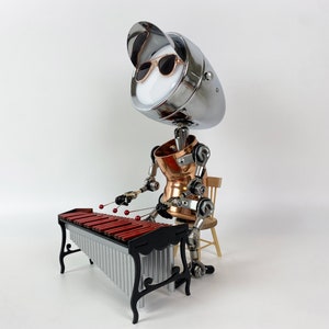 Marimba Player Lamp With Adorable Musical Dog Companion | Gift for ...