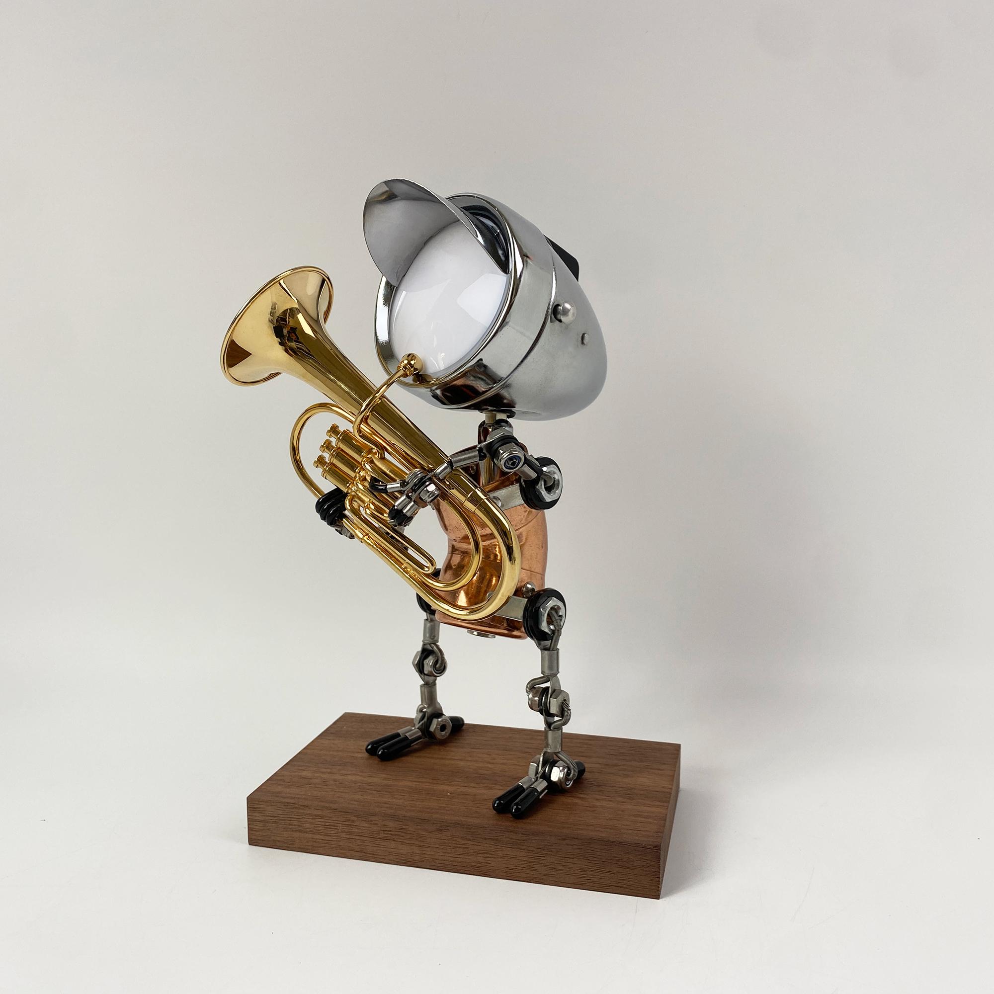 Personalized Euphonium Player Lamp | Unique Steampunk Metal Art Gift ...