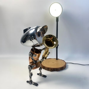 Baritone Player Under the Light / Euphonium Player Table Lamp / Tuba ...