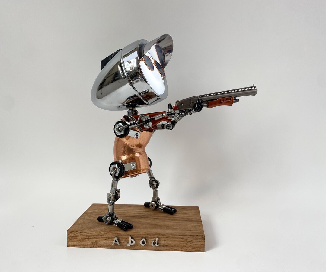 Personalized Shotgun Wielder Lamp | Gunman Lamp | Shotgun-wielding ...
