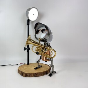 Baritone Player Under the Light / Euphonium Player Table Lamp / Tuba ...