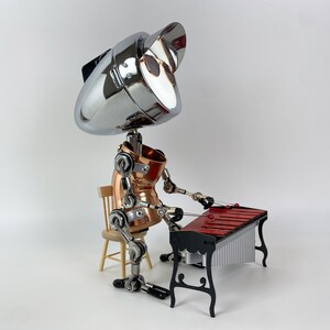 Marimba Player Lamp With Adorable Musical Dog Companion | Gift for ...
