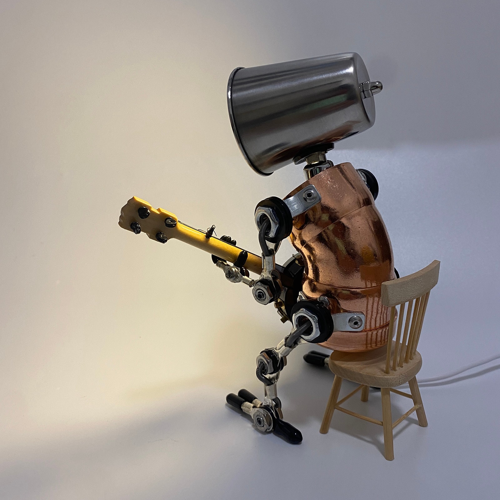 Banjo Player Lampbanjo Player Giftsteampunk Robot Lamp | Etsy