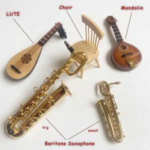 Miniature Musical Instruments / Musical Instrument Accessories for DIY ...