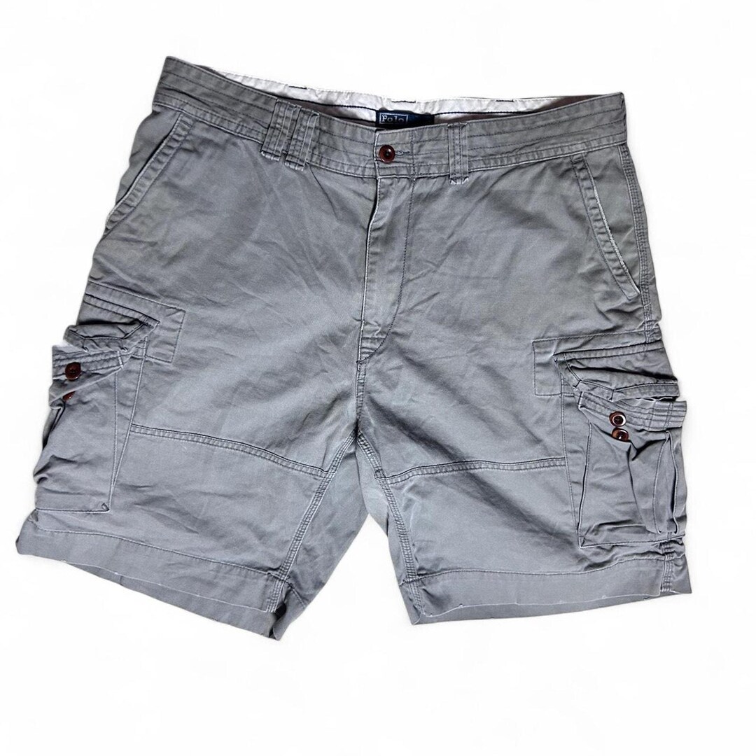 Polo Ralph Lauren Military Surplus Cargo Chino Khaki Drill Shorts 40 ...
