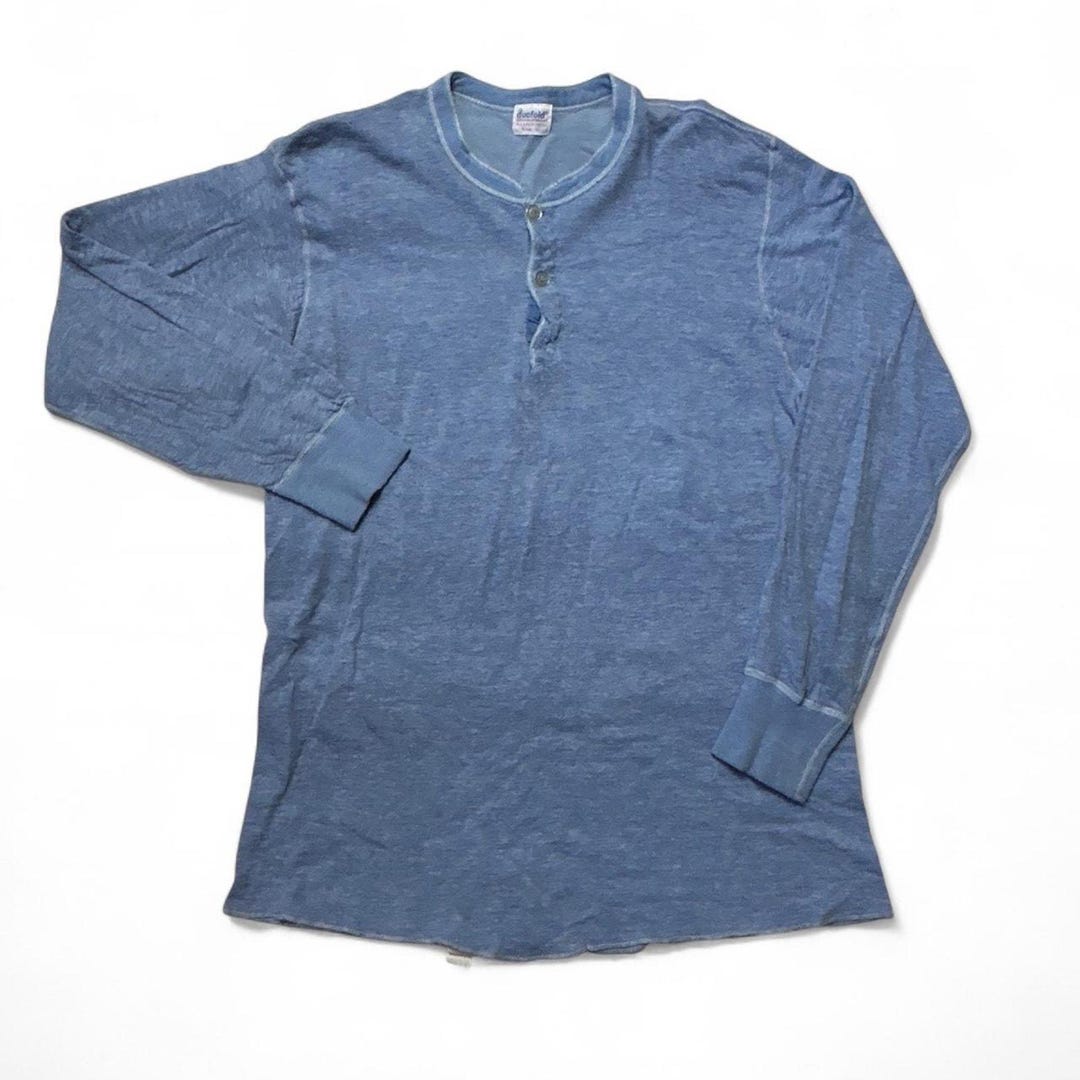 Duofold Vintage 70 Blue Two Layer Thermal Base Layer Shirt Large - Etsy