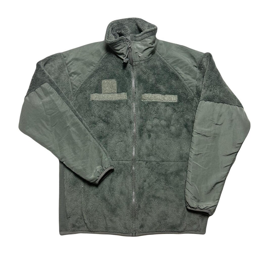 US Military Polartec USA Vintage Y2K Olive Drab Cold Weather Fleece ...