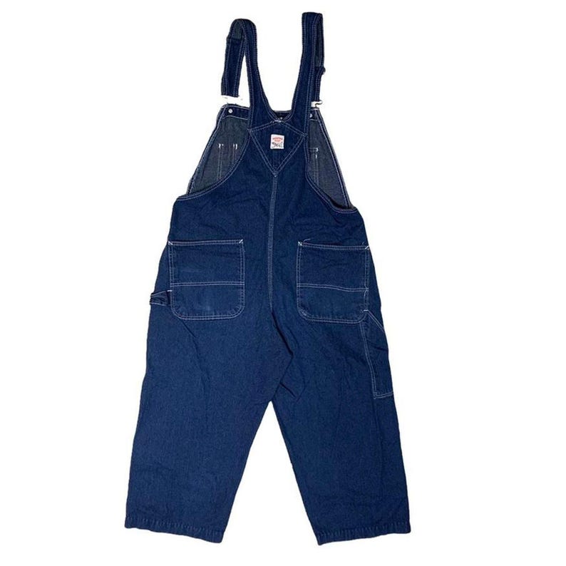 Pointer Brand Denim Workwear High Back Overalls Dark Wash Dungarees ...